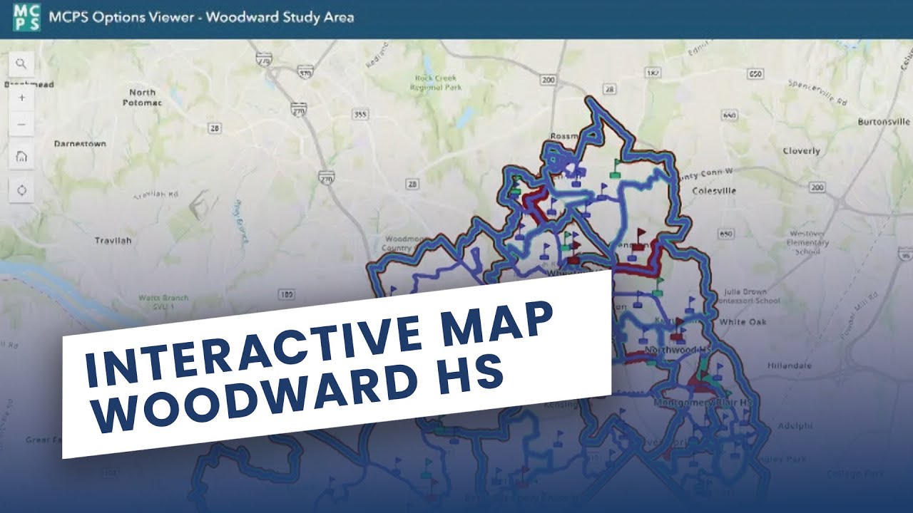 Interactive Map - Woodward HS Boundary Study - YouTube