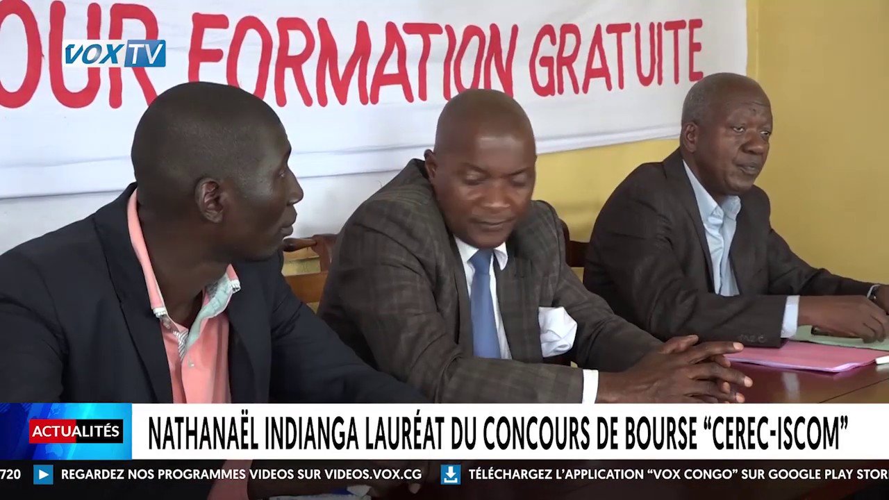Nathanaël Indianga lauréa du concours de bourse "Cerec ISCOM" - YouTube