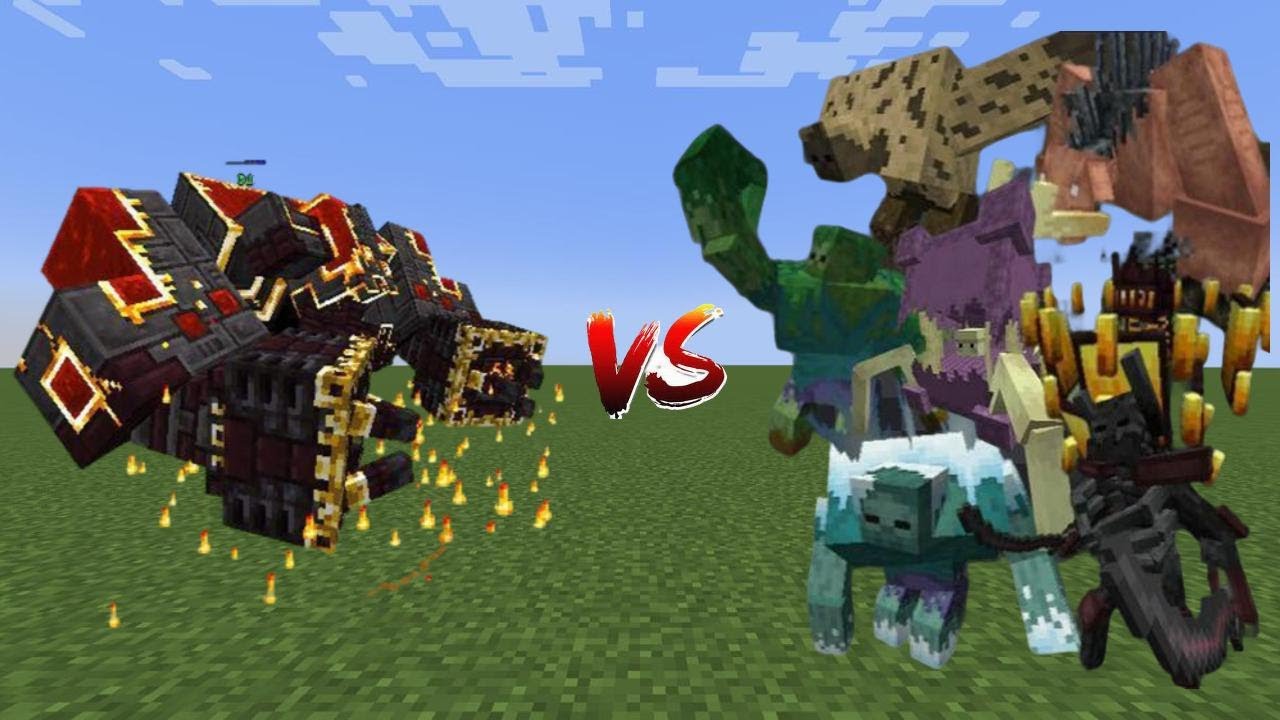 Reworked Netherite Monstrosity Vs Mutant More - YouTube
