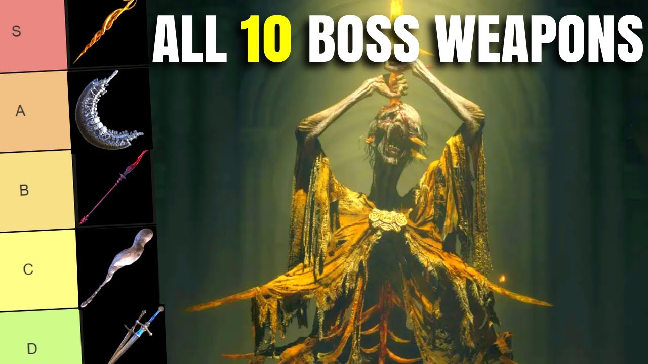 All 10 DLC Remembrance Boss Weapons Ranked! Elden Ring: Shadow of the ...