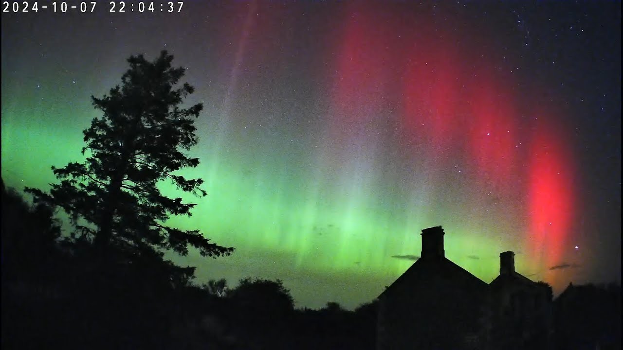 Aurora Cam LIVE Stream Timelapse - Aurora Borealis, 7th October 2024 ...