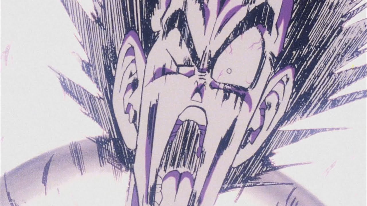 Vegeta is Hit by The Spirit Bomb - Danish Dub - YouTube