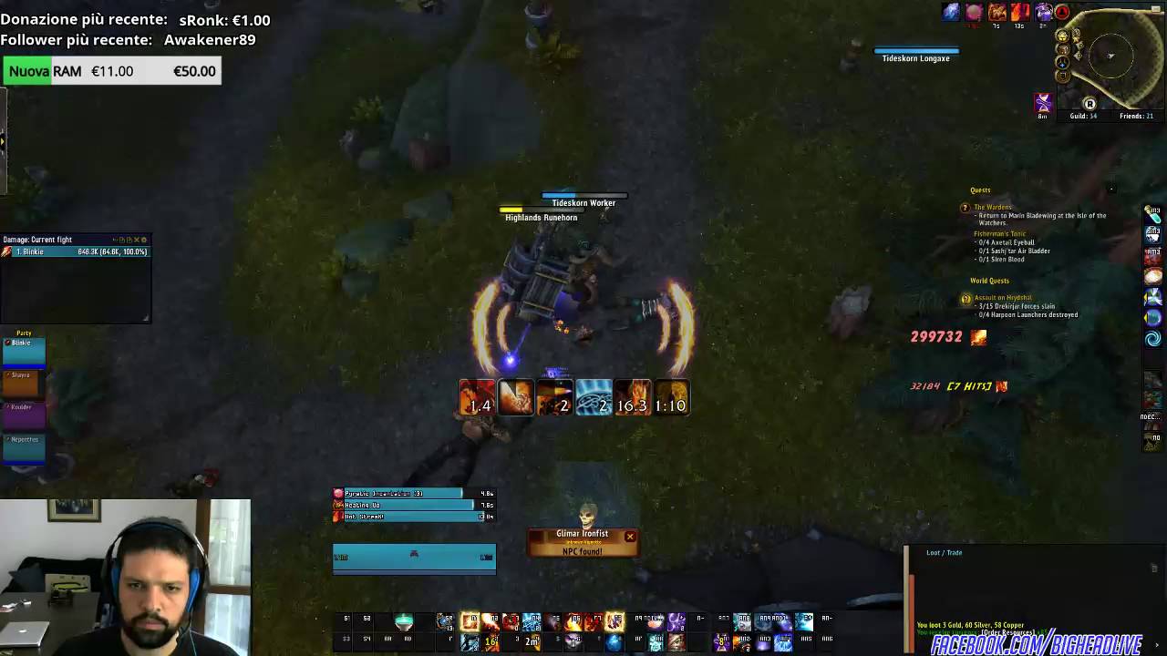 Heating Up and Hot Streak proc together - WoW Legion Mage - YouTube