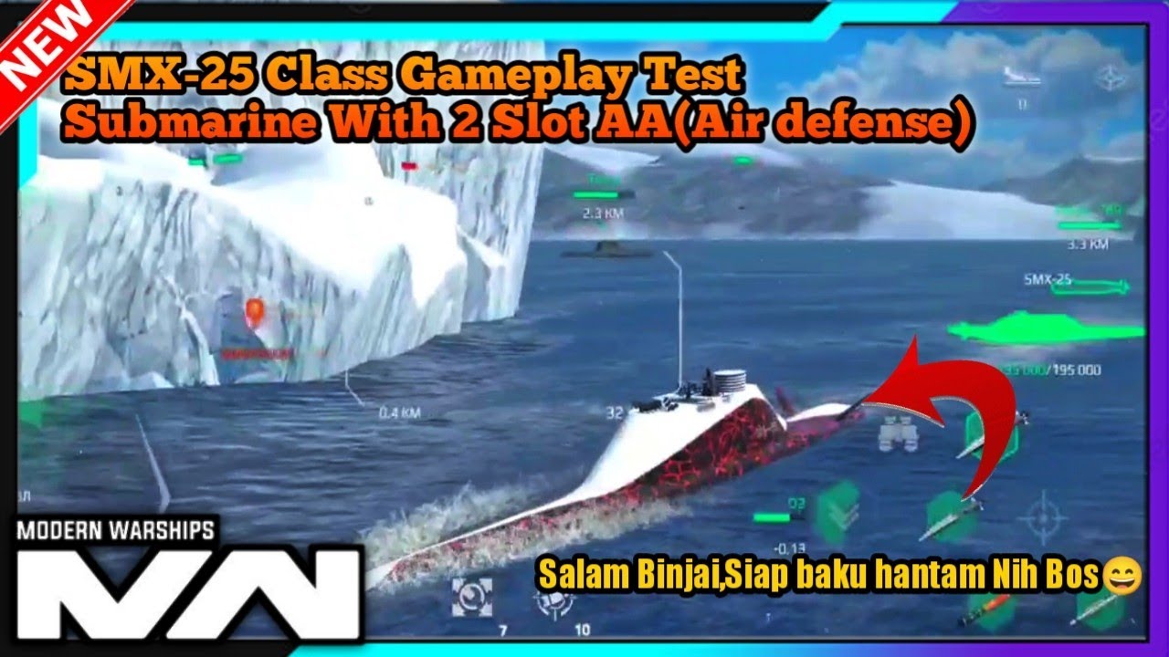 New Submarine SMX-25 Gameplay Test | With Zircon |Modern Warship - YouTube