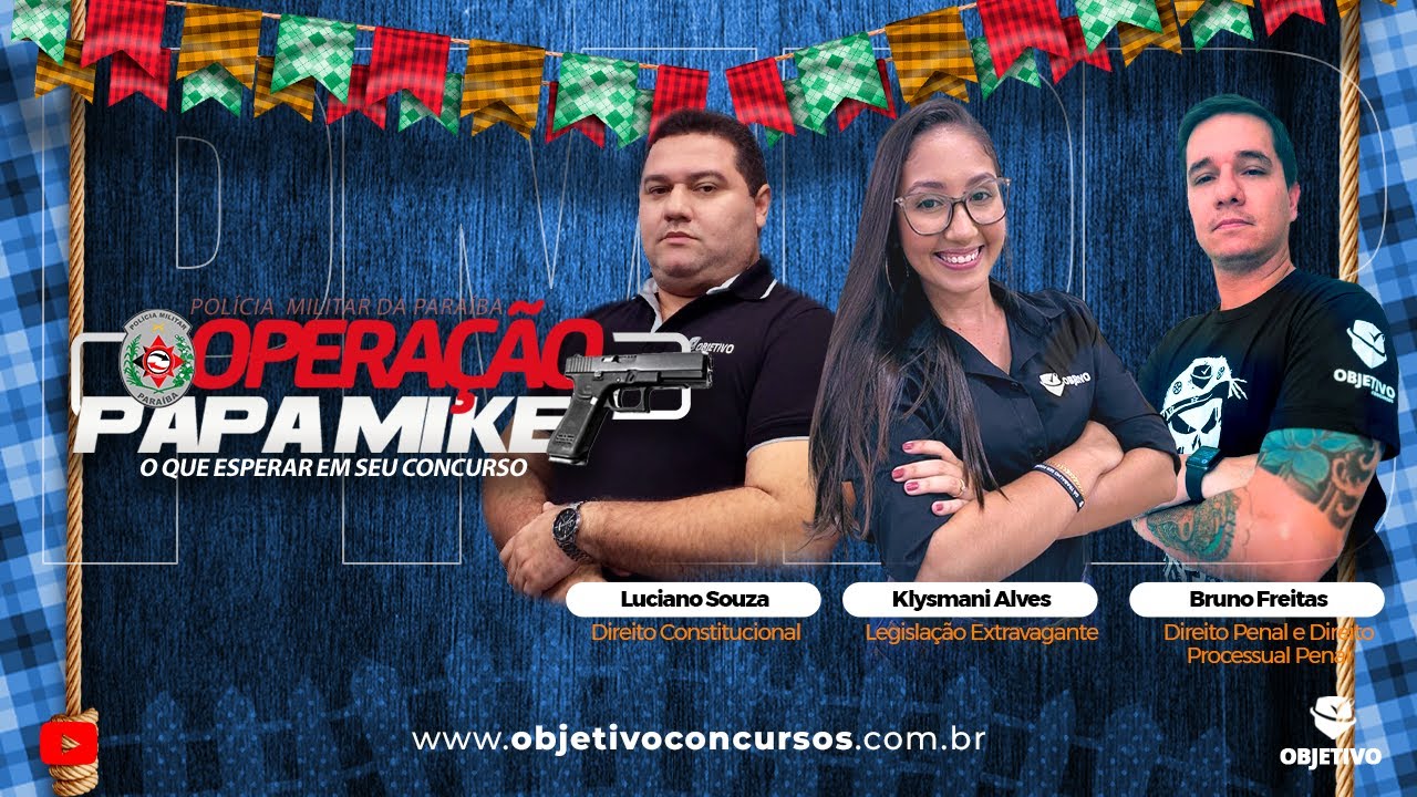 OPERAÇÃO PAPA MIKE PMPB | O QUE ESPERAR EM SEU CONCURSO. Vários Profs ...