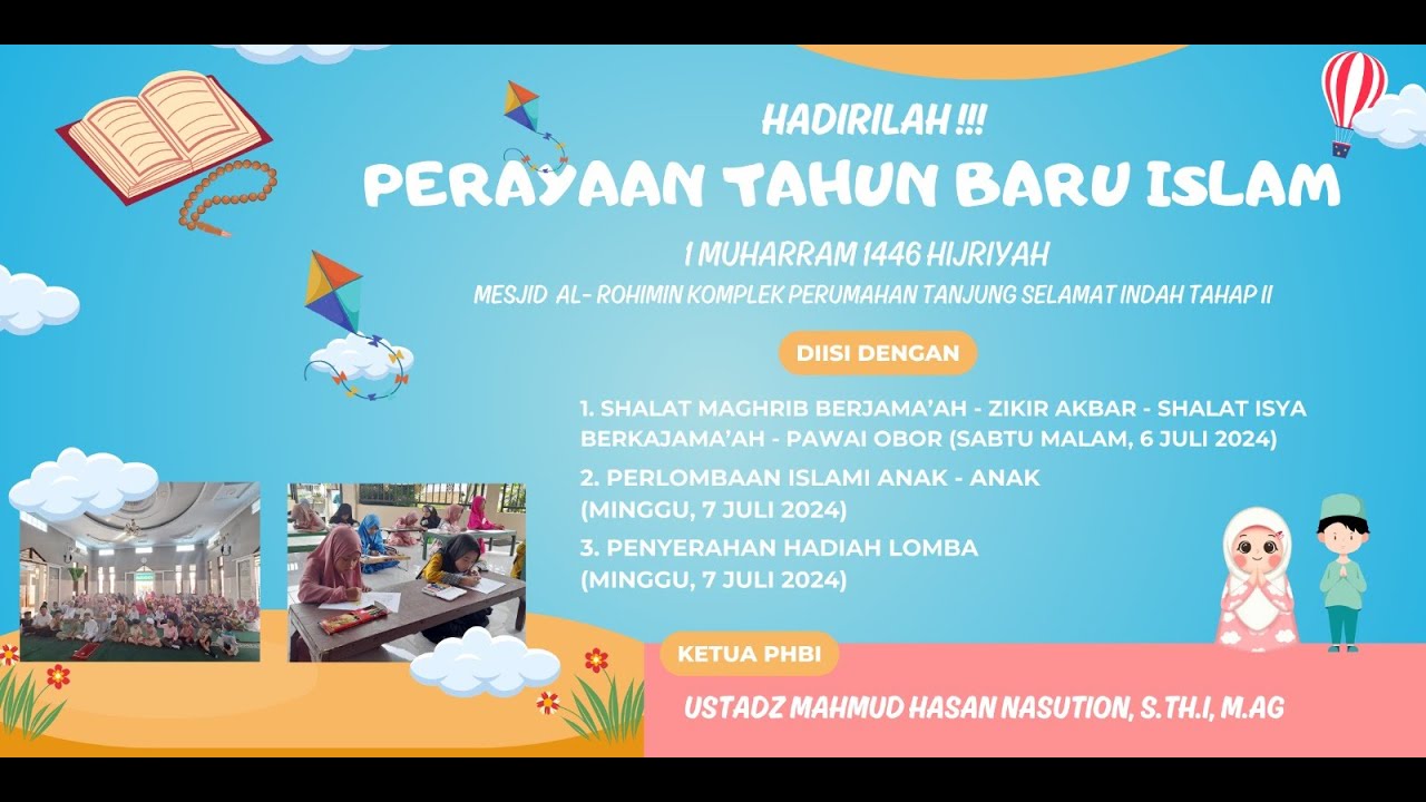 SELAMAT BUAT ANAK-ANAK YANG JADI JUARA!! ACARA PHBI 1 MUHARRAM 1446 H ...