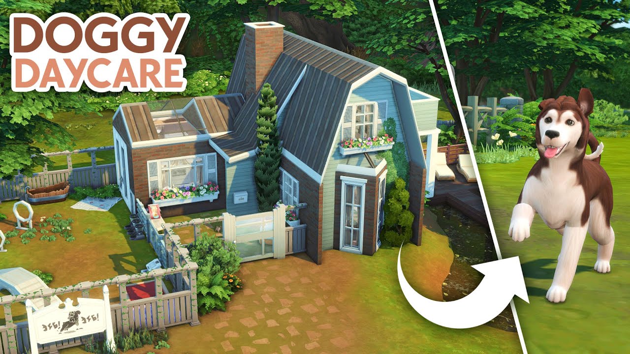 Home Doggy Daycare The Sims 4 Speed Build YouTube home-doggy-daycare-the-sims-4-speed-build-youtube