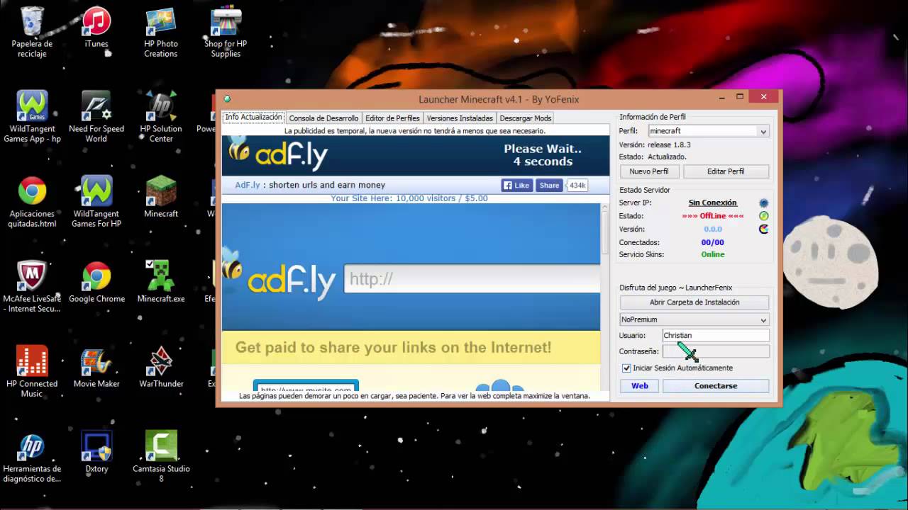 Como instalar minecraft full gratis (ultra fácil y rapido) Actualizable ...