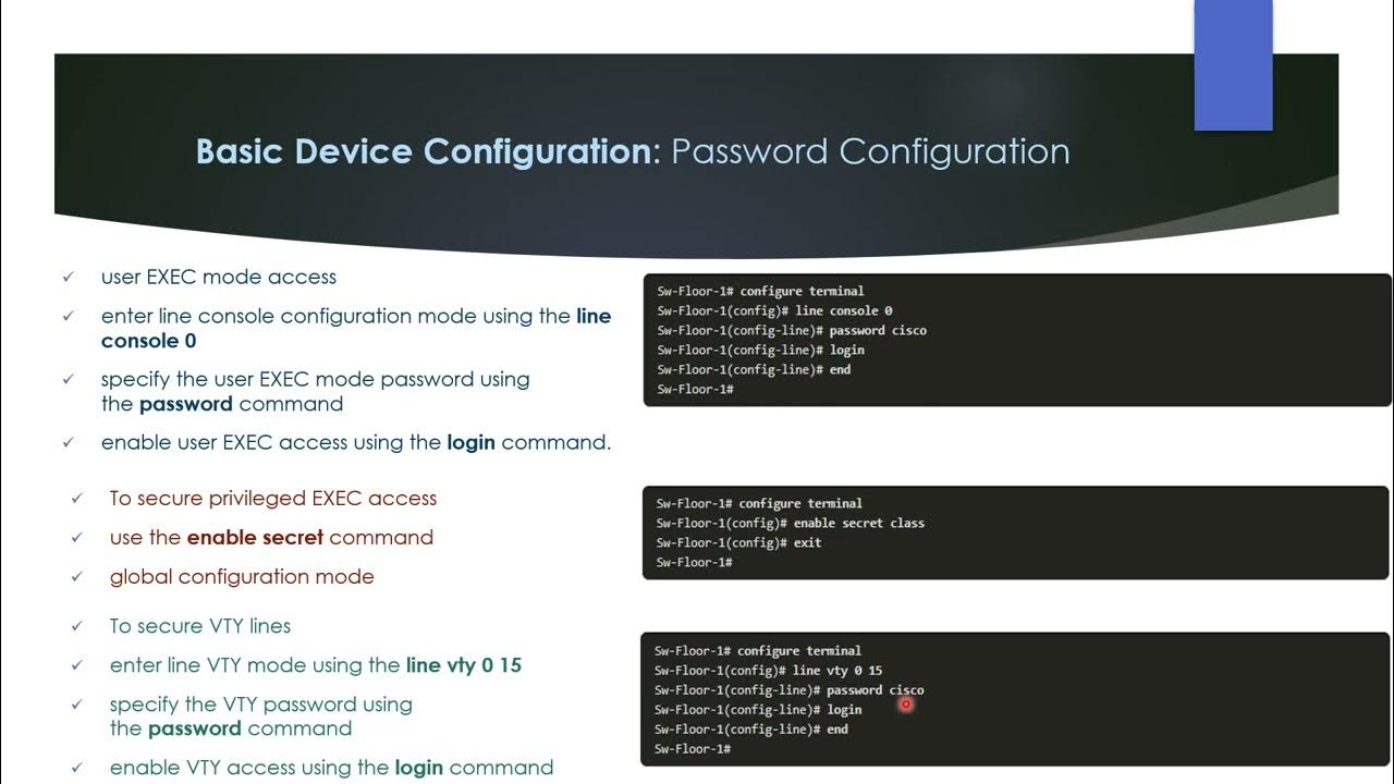 CCNA(ITN)_Basic Configurtation Cisco Devices_Part 2 - YouTube