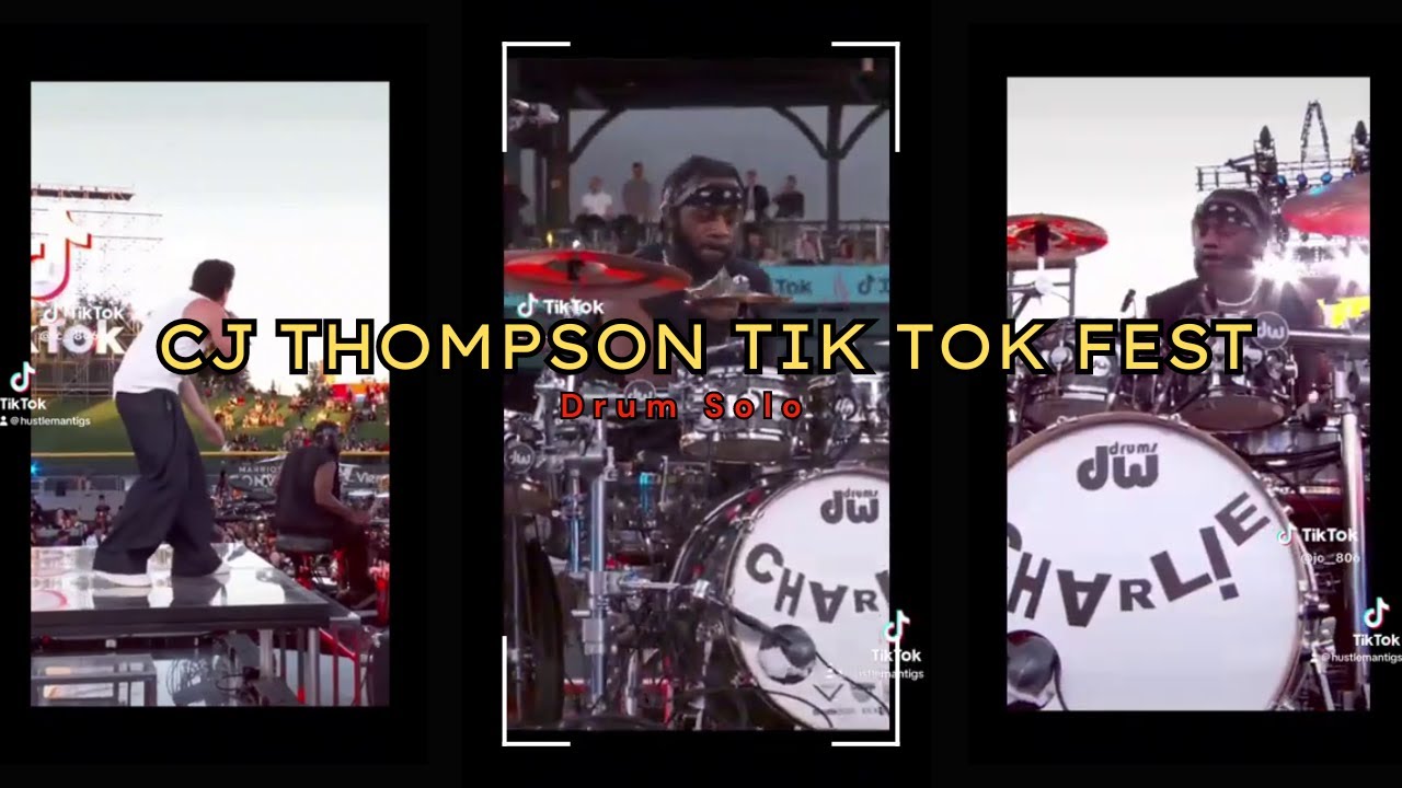 Gospel Drummer Reacts to CJ Thompson Tik Tok Fest Drum Solo with ...
