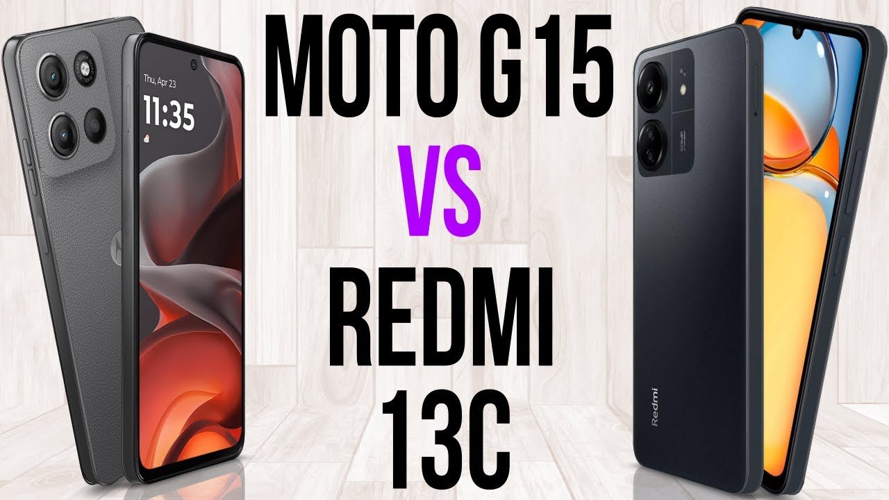 Moto G15 vs Redmi 13C (Comparativo & Preços) - YouTube