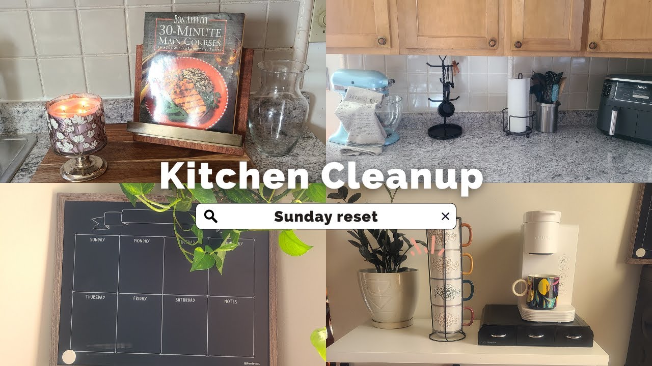 CLEAN WITH ME | DEEP KITCHEN CLEAN UP | KITCHEN RESET - YouTube