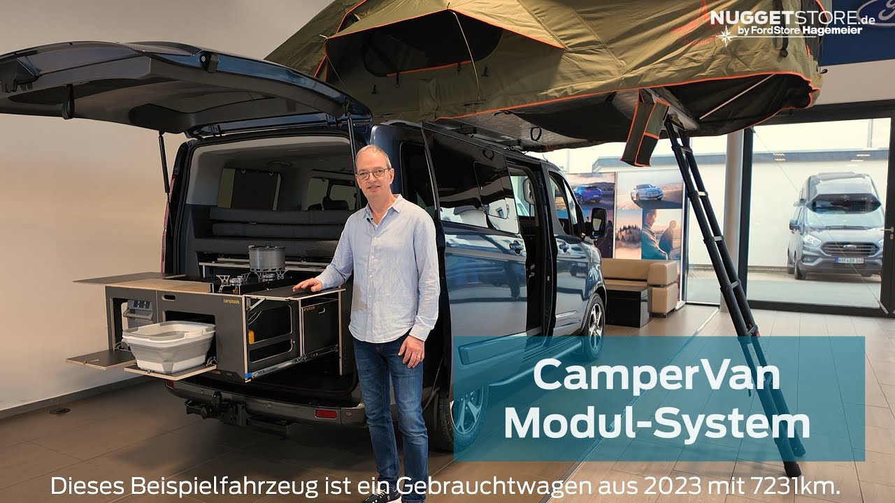 Produktvorstellung: CamperVan Modul-System mit Dachzelt für alle Ford ...