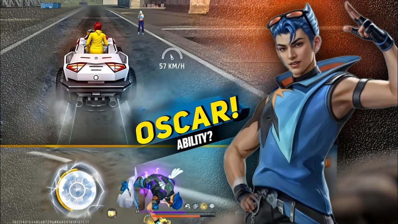 Ob48 Update Oscar Ability Test 🤯🥳 | Oscar Character Ability Review ...