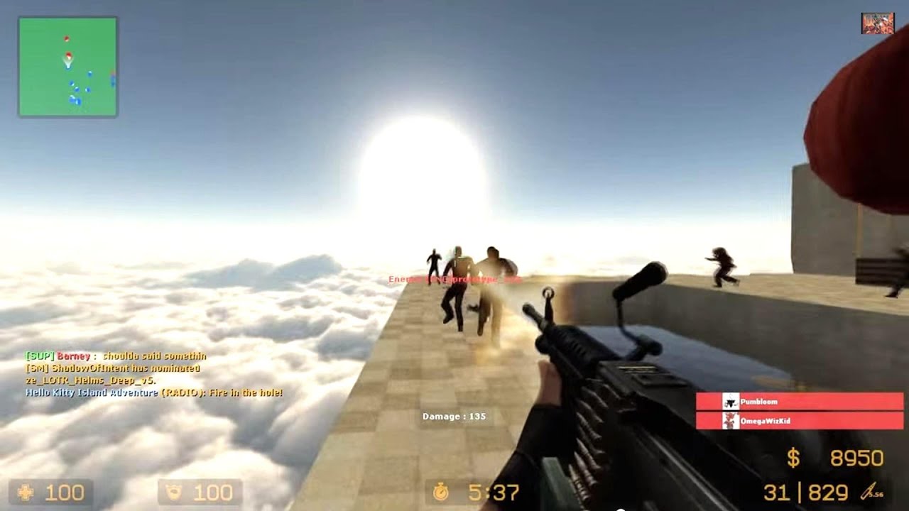 Counter Strike Source Zombie Escape mod online gameplay on Grand Boat ...