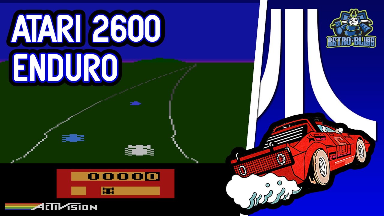ENDURO for the ATARI 2600! 4 Menacing Driving Conditions! - YouTube