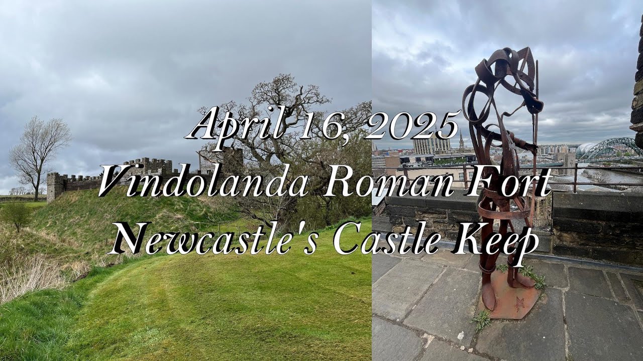 Vindolanda Roman Fort Ruin and Newcastle Keep - YouTube
