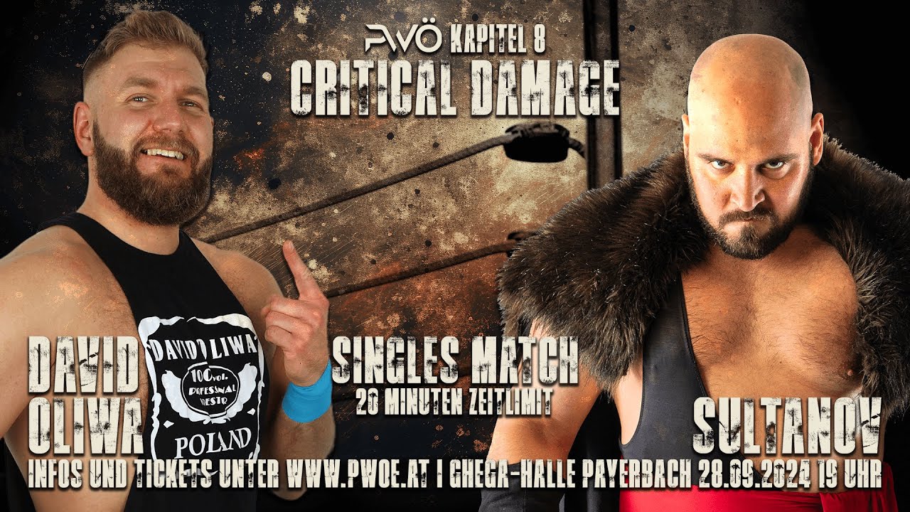 David Oliwa vs. Sultanov | PWÖ Chapter 8: Critical Damage 28.09.2024 ...