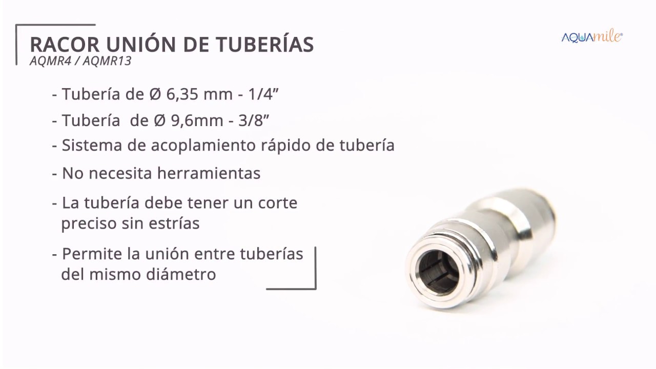 RACOR UNIÓN DE TUBERIAS - YouTube