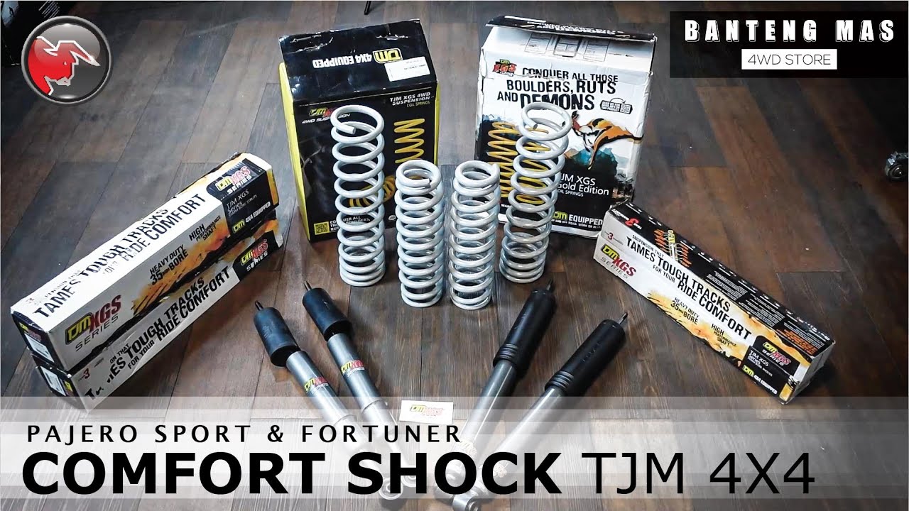 PAJERO SPORT & FORTUNER COMFORT SHOCK TJM 4X4 - YouTube