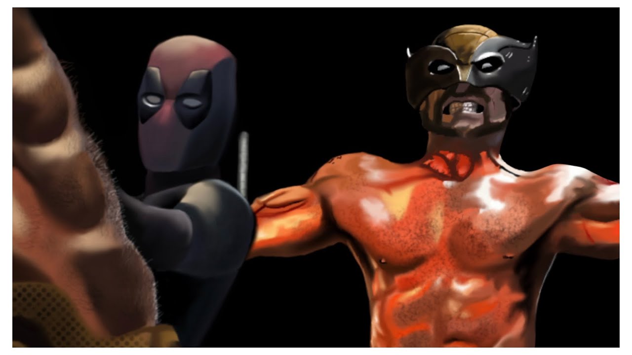 Deadpool & Wolverine - Ending Scene Digital Drawing (Quick Timelapse ...
