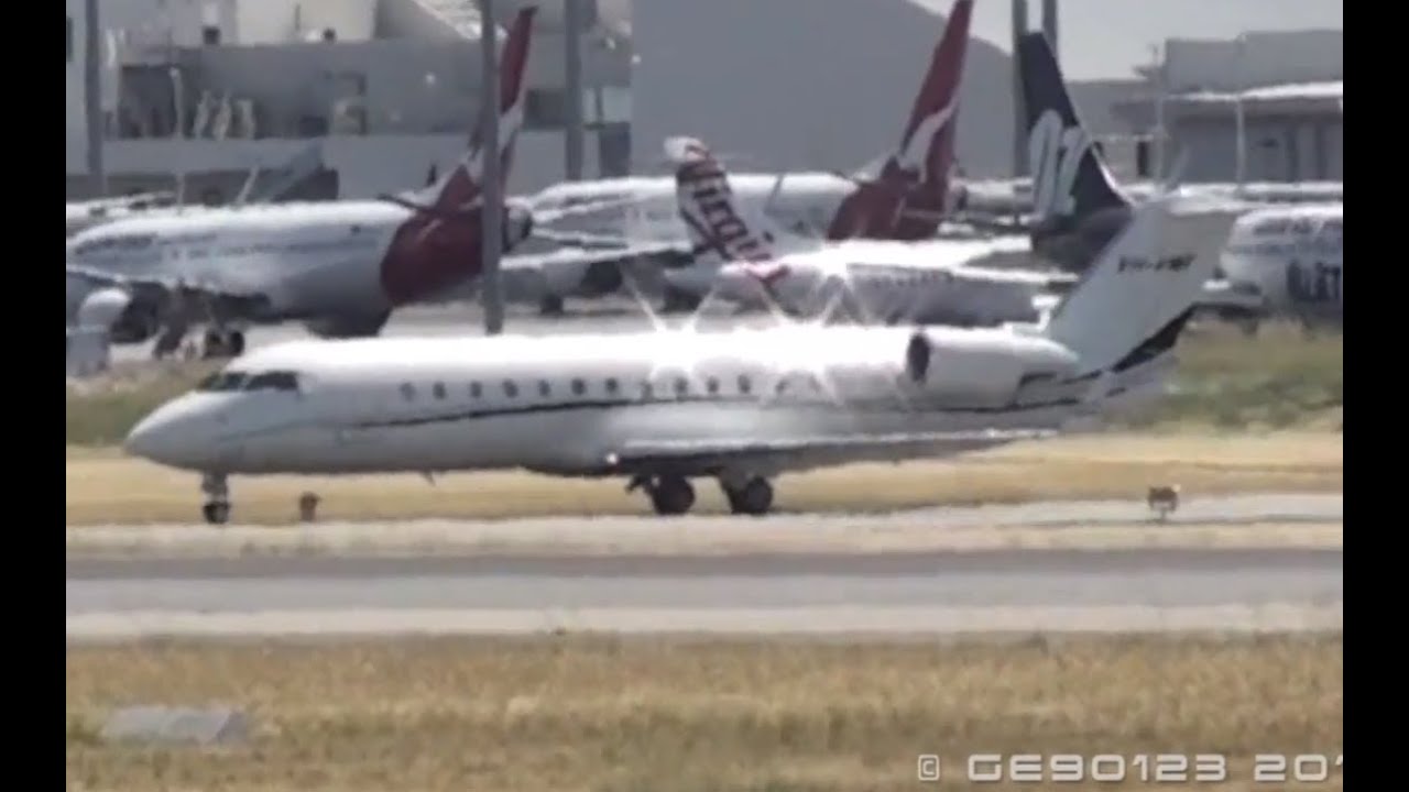 Maxem Aviation Canadair CL-600-2B19 Regional Jet CRJ-100SE Takeoff YPPH ...