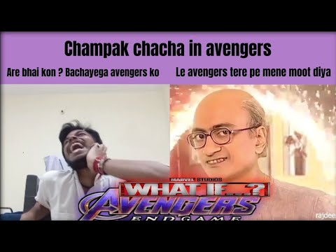 what if | champak chacha in avengers | 😈 memes react - YouTube