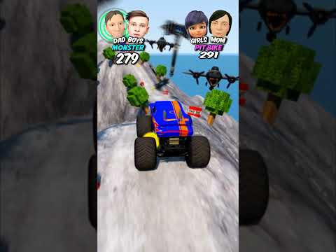 DAD AND BOYS vs MOM AND GIRLS - BeamNG Drive #beamngdrive