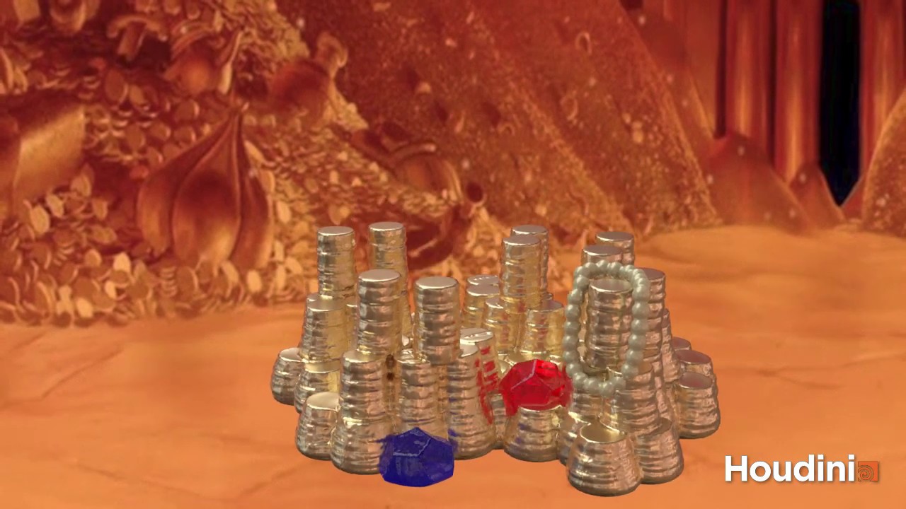 Aladdin Cave of Wonders Treasure Melting - YouTube