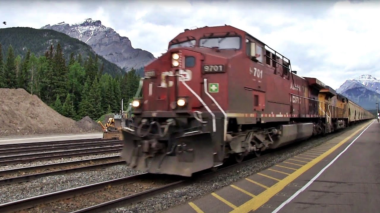 High Speed CP TRAINS in BANFF! with DOUBLE Foreign Power UP units, and a Priority Stack! - YouTube