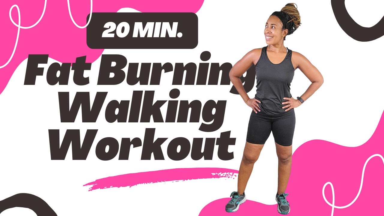 20 Minute Walking Workout | Fat- Burning Workout | At- Home Workout ...