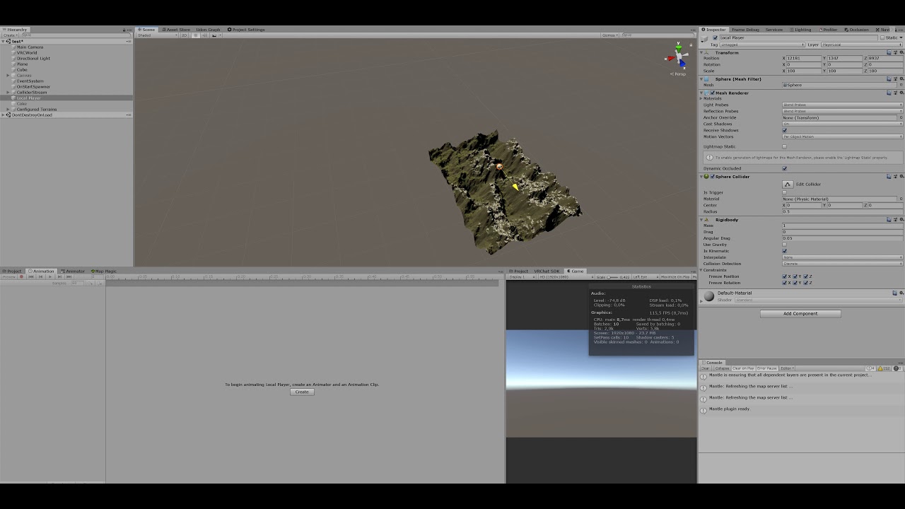 VRChat Udon Terrain Streaming - YouTube