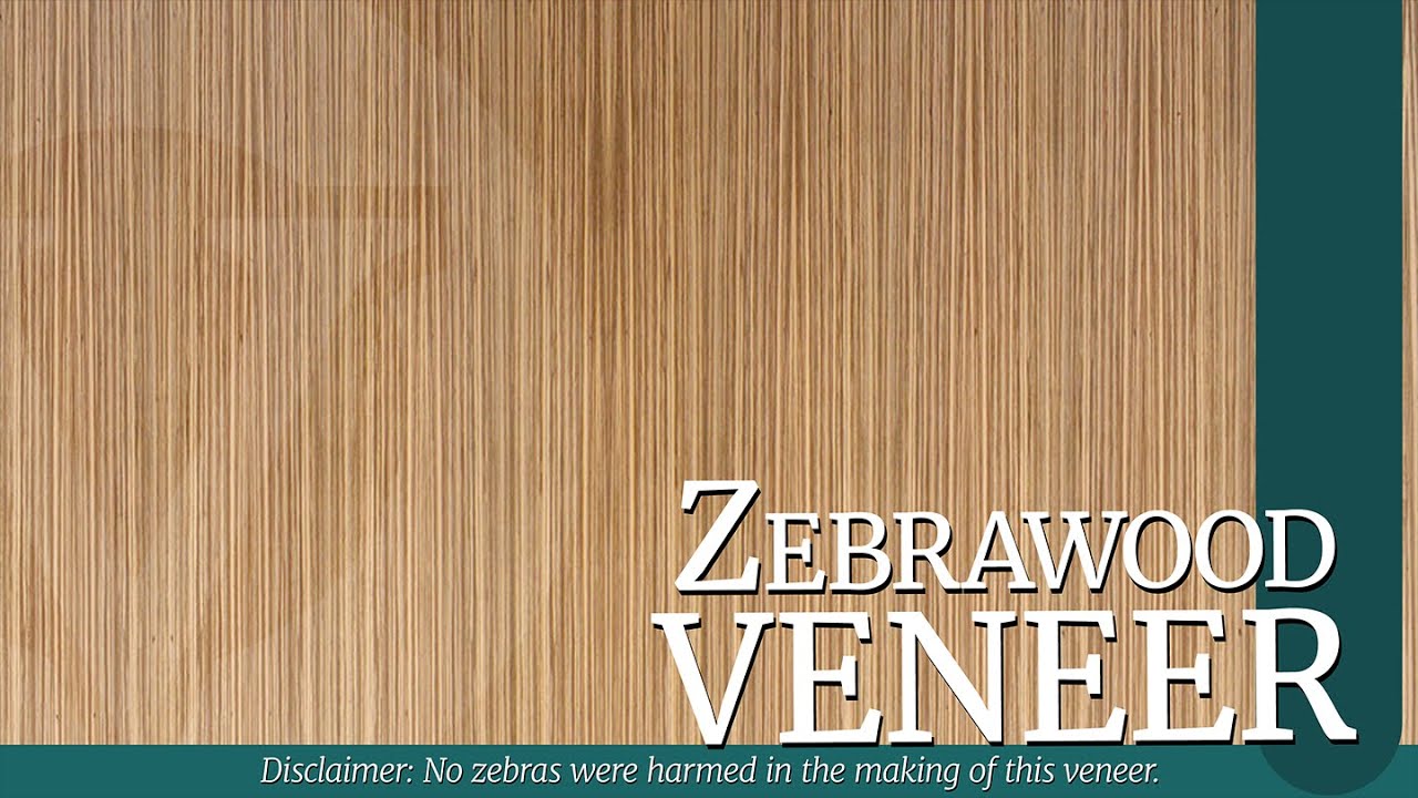 Wood Work Zebrawood Veneer How To Build An Easy Diy MDF Black Zebrano