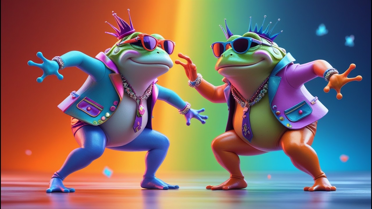 Epic Dance Battle! 🐸🐸 Two Frogs Show Off Crazy Moves | Try Not to Laugh ...