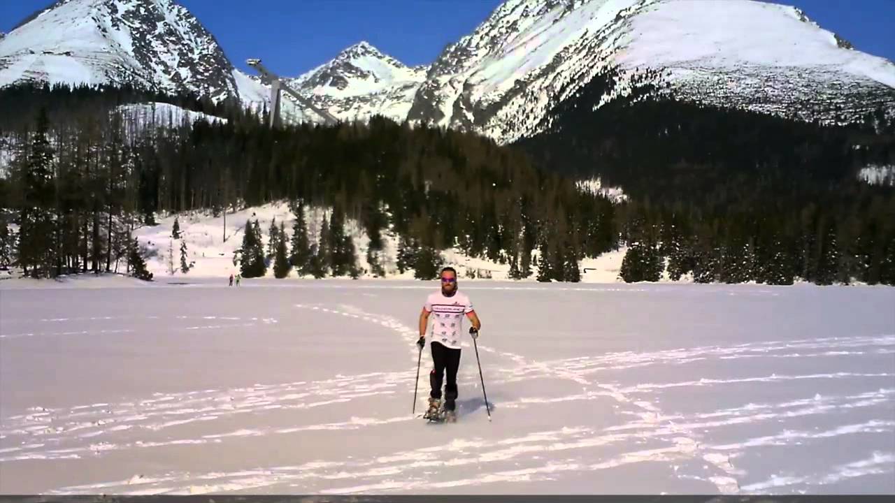 Winter Nordic Walking = snowshoeing in the Slovakia. Lucia Okoličányová ...