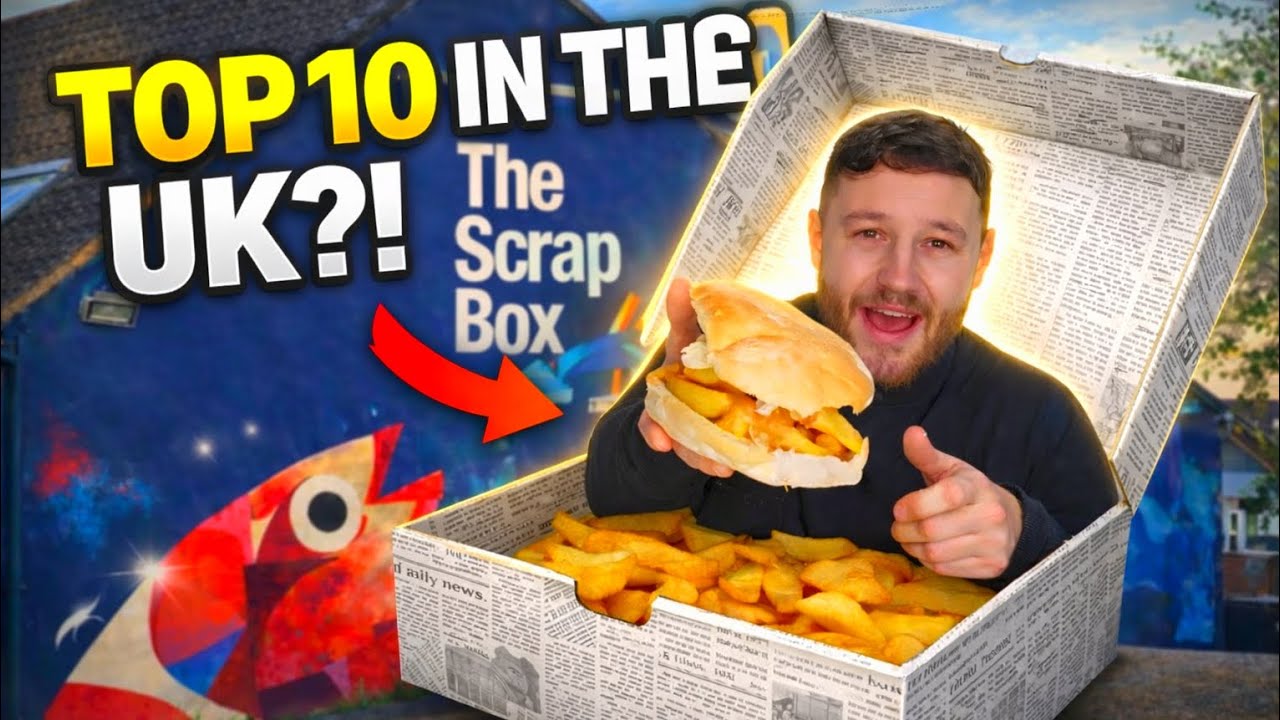 UK'S NUMBER 1 CHIPPY! THE SCRAP BOX YORK 🐟 - YouTube