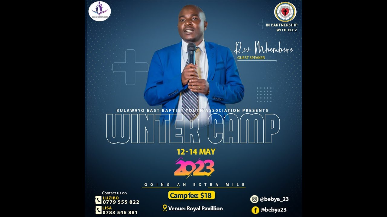 2023 BEBYA WINTER CAMP - Friday 12 May Evening Sermon with Rev M ...