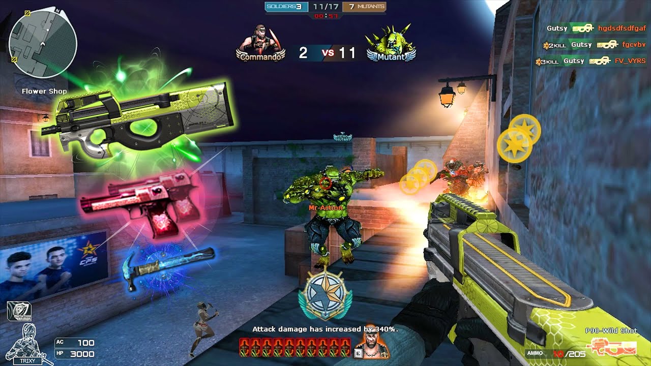 Crossfire West | P90-Wild Shot | Hmx Game Play - YouTube