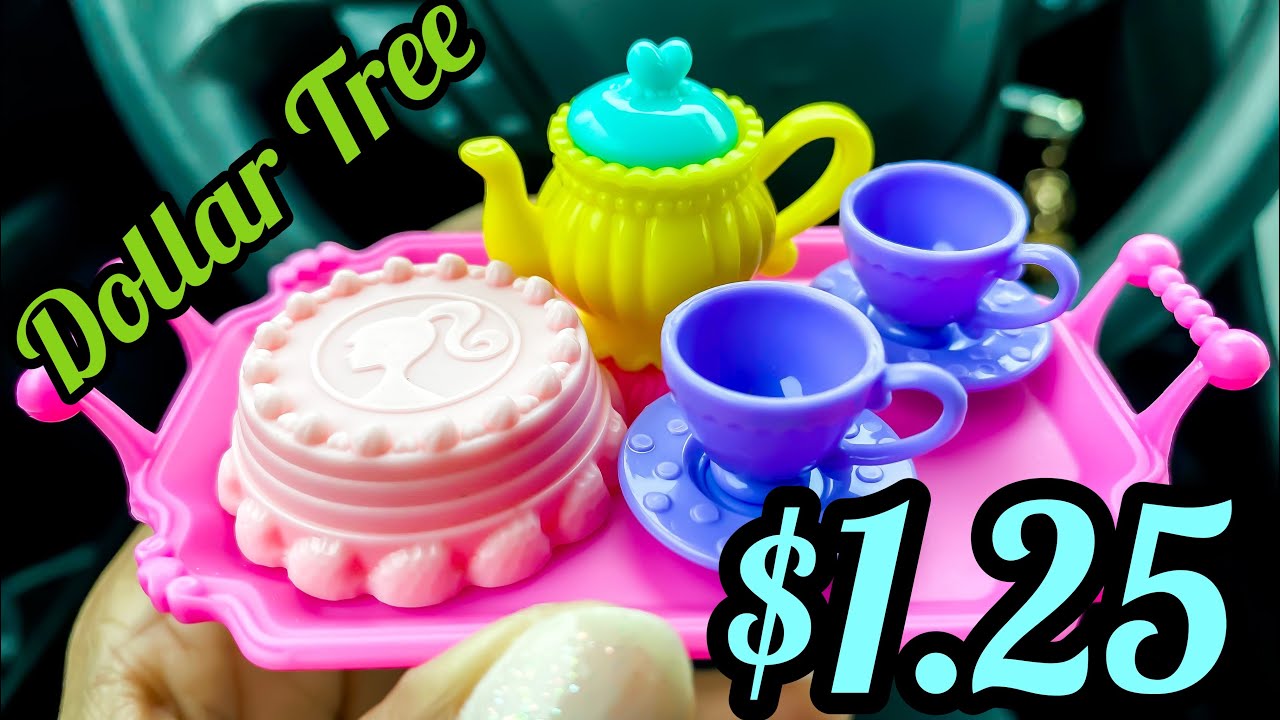 Barbie Tea Set from Dollar Tree - YouTube