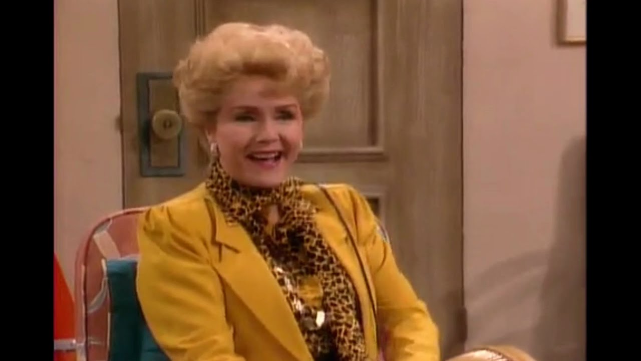 Debbie Reynolds on The Golden Girls - YouTube