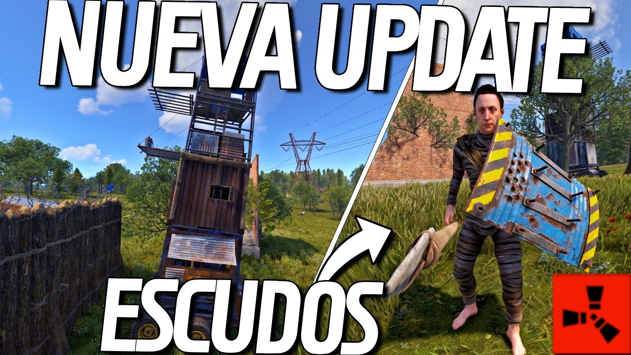 CATAPULTAS Y ESCUDOS😮 ~ UPDATE RUST DICIEMBRE ~ RUST EN ESPAÑOL - YouTube