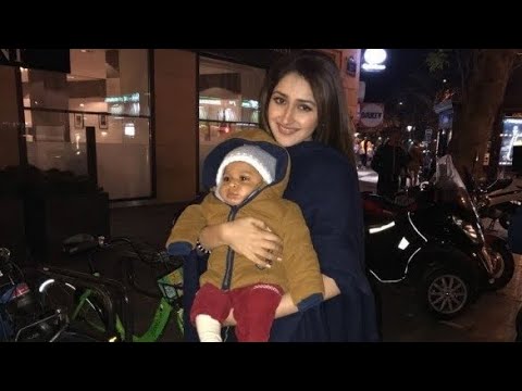 Arya Sayyeshaa With Baby - YouTube