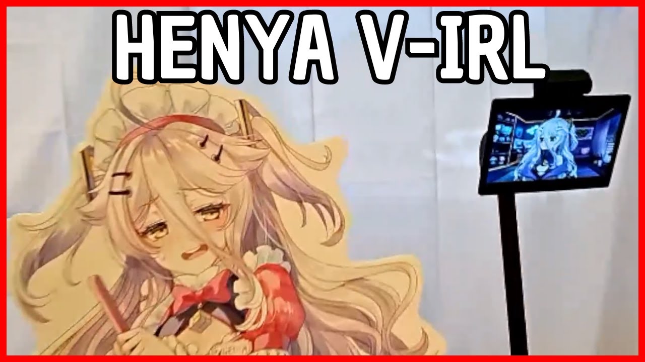 Henya Piloting a Robot to Take a Picture with Herself at Offkai V-IRL - YouTube