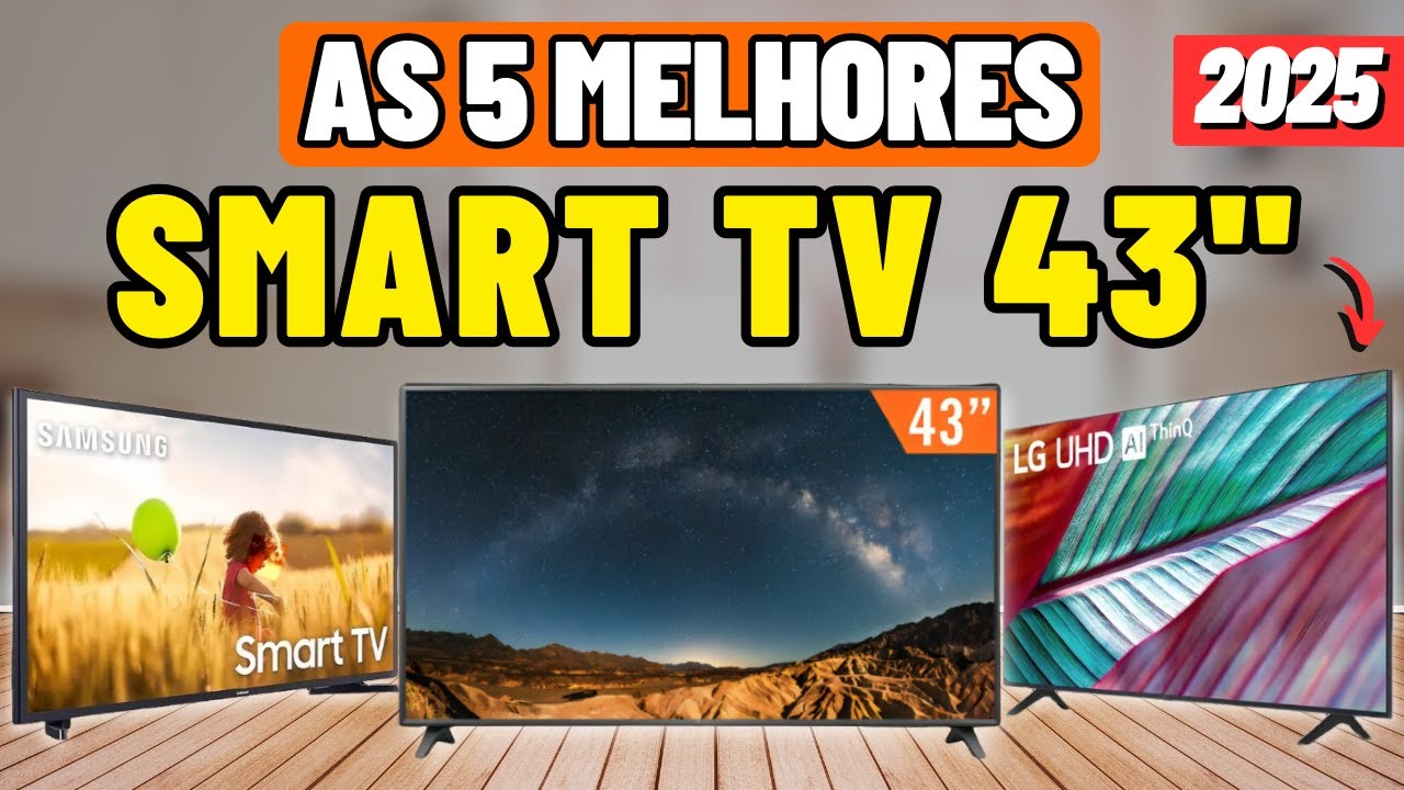 [TOP 5] Melhor SMAR TV de 43" em 2024 - Qual a melhor SMART TV de 43 ...