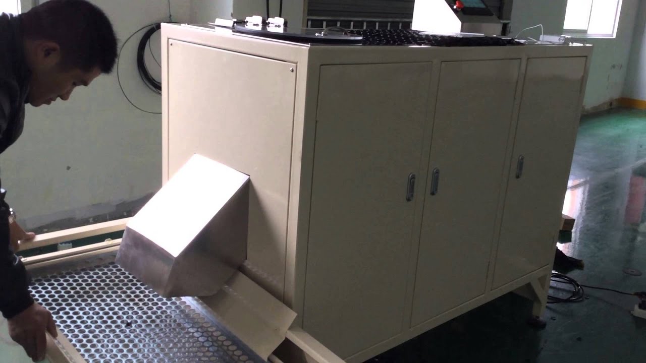 rubber deflashing machine - YouTube