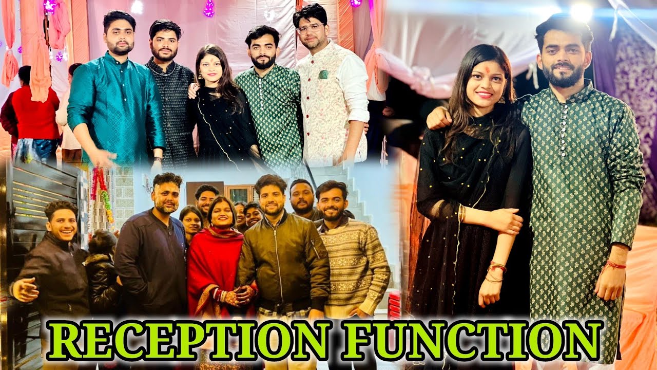 Reception Function ️😍 || Family Vlogs || Rudriyal1607 Vlogs - YouTube