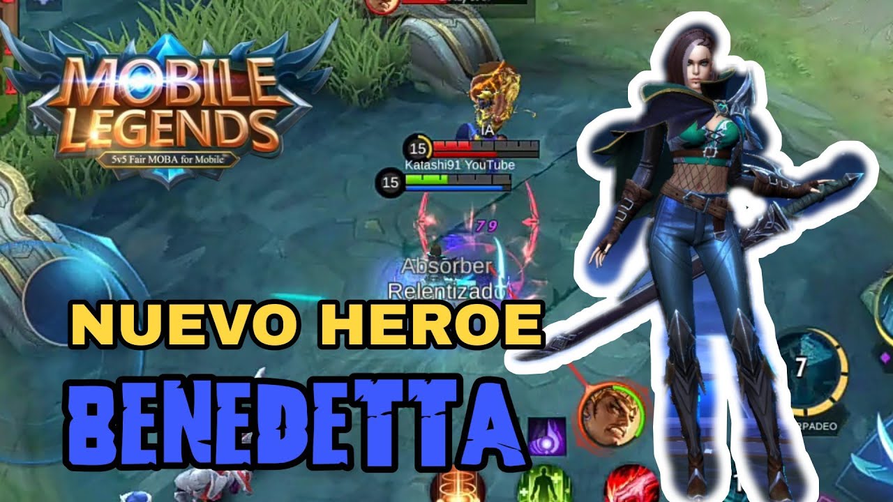 NEW HERO BENEDETTA GAMEPLAY MOBILE LEGENDS ANDROID ESPAÑOL - YouTube