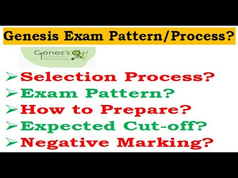 How to prepare for Genesis? | Exam Pattern? | Negative Marking ...