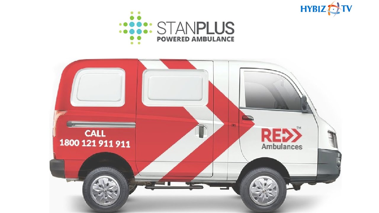 Red Ambulance | Stanplus | India Med Expo| Hybiz tv - YouTube