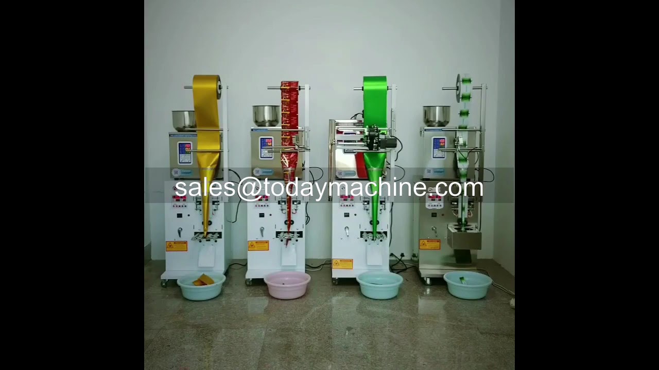 Small machines for business manual coffee bag packaging machine - YouTube